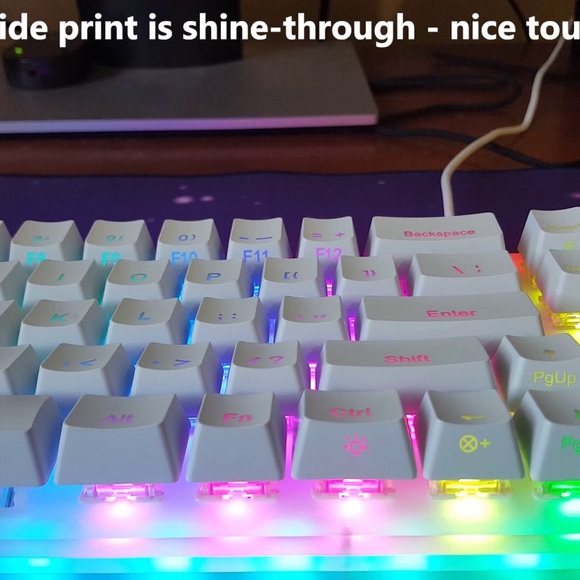 Computers, Laptops & Parts | Hyperx White Pudding Abs Keycaps ...